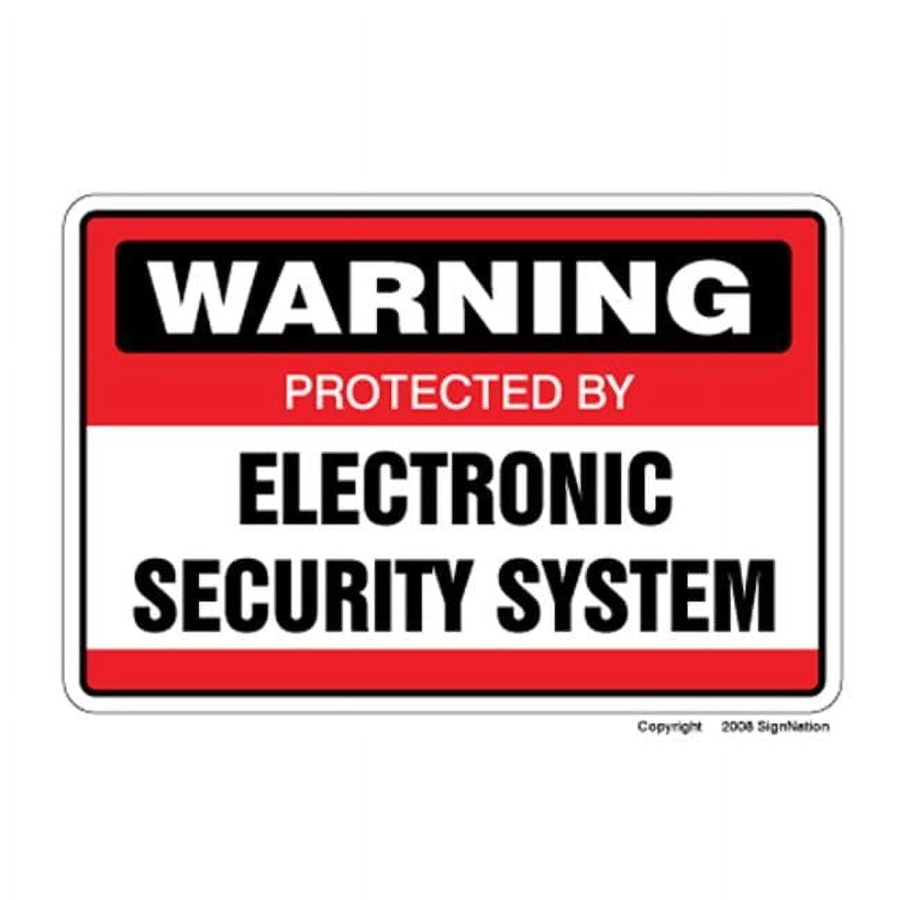 SECURITY SYSTEM SIGN ~Signs~ burglar alarm warning | Indoor/Outdoor ...