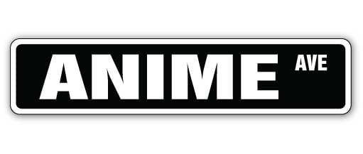 SignMission SS-624-Anime 24 in. Anime Street Sign - Cartoon Japanese ...