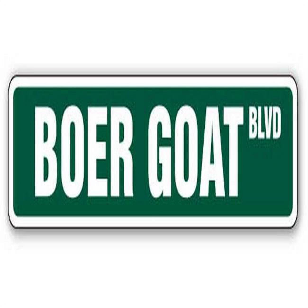 SignMission SS-624-Boer Goat 24 in. Boer Goat Street Sign - Goats Farm ...