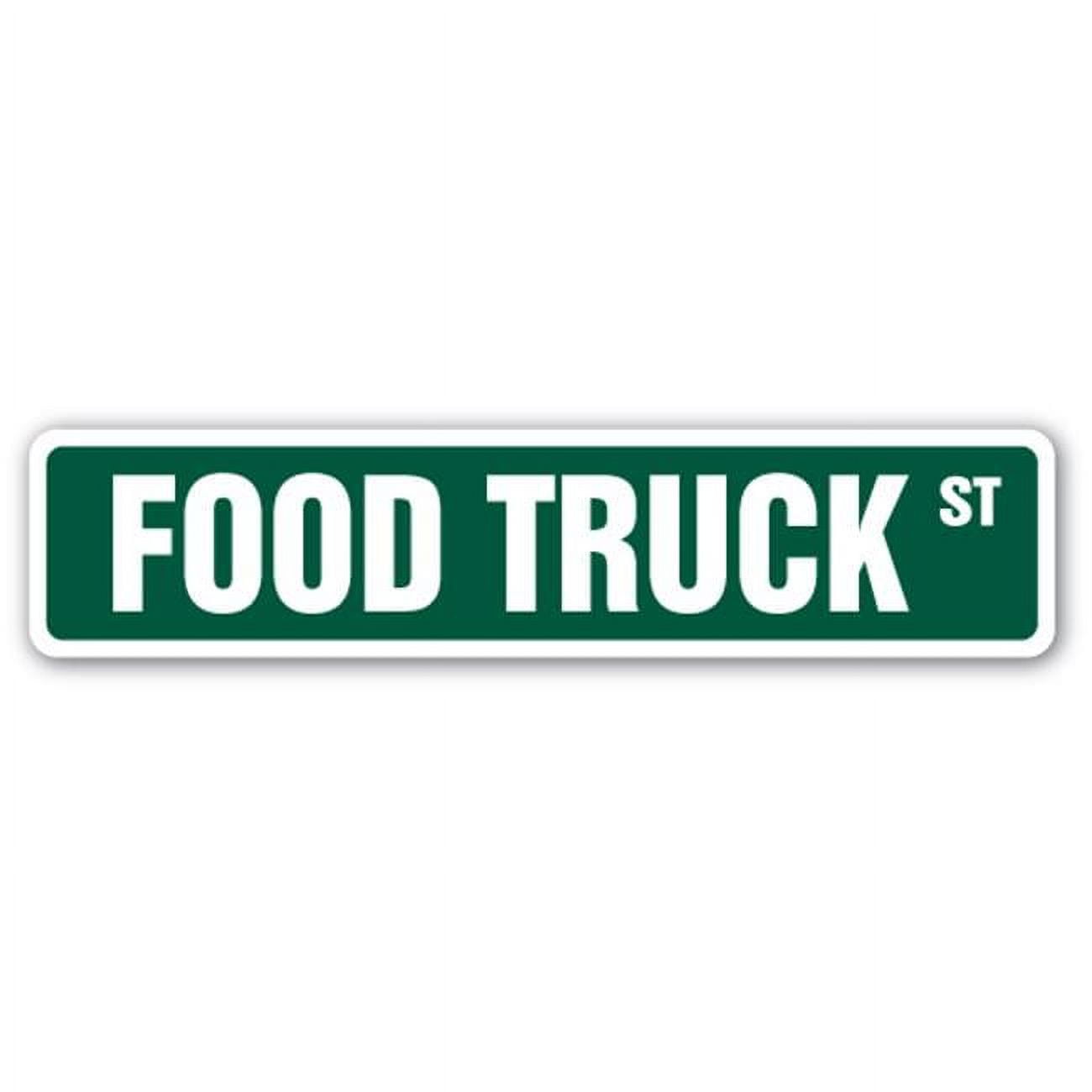SignMission SS-624-Food Truck 6 x 24 in. Food Truck Street Sign ...