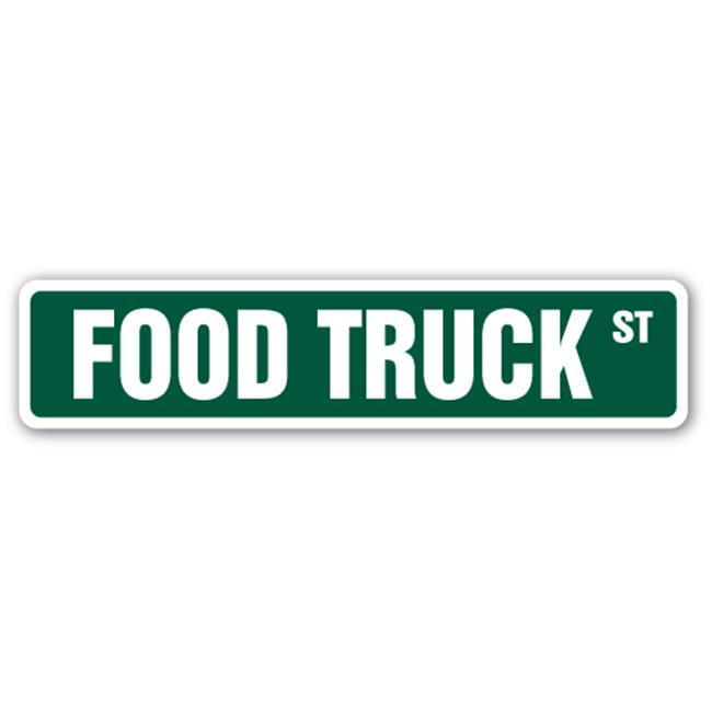 SignMission SS-624-Food Truck 6 x 24 in. Food Truck Street Sign ...