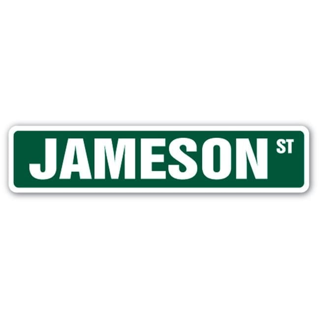 SignMission SS-624-JAMESON 6 x 24 in. Jameson Street Sign - Walmart.com