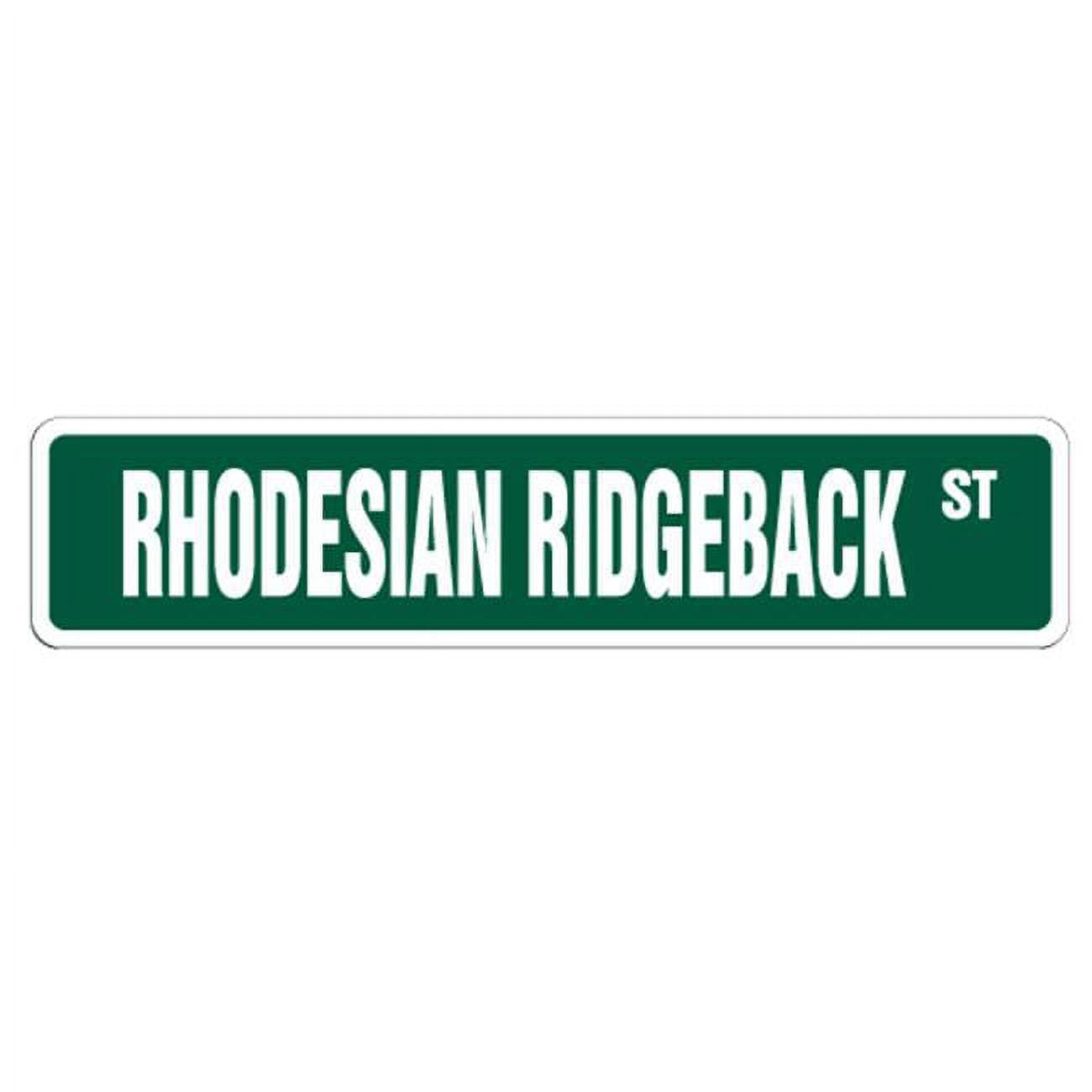 SignMission SS-624-Rhodesian 6 x 24 in. Rhodesian Ridgeback Street Sign ...