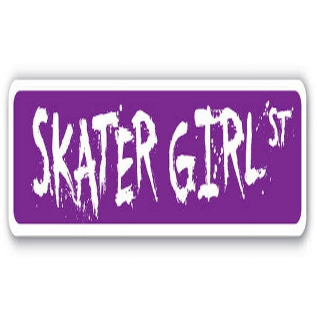 SignMission SS-624-SKATER GIRL 24 in. Skater Girl Street Sign ...