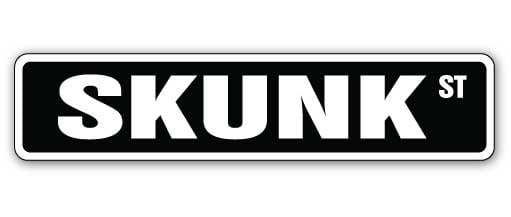 SignMission SS-624-Skunk 24 in. Skunk Street Sign - Stinky Skunks Funny ...