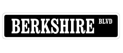 SignMission SS-Berkshire 4 x 18 in. Berkshire Pig Street Sign - Swine ...