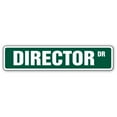 SignMission SS-Director 4 x 18 in. Director Street Sign - Movie Boss ...