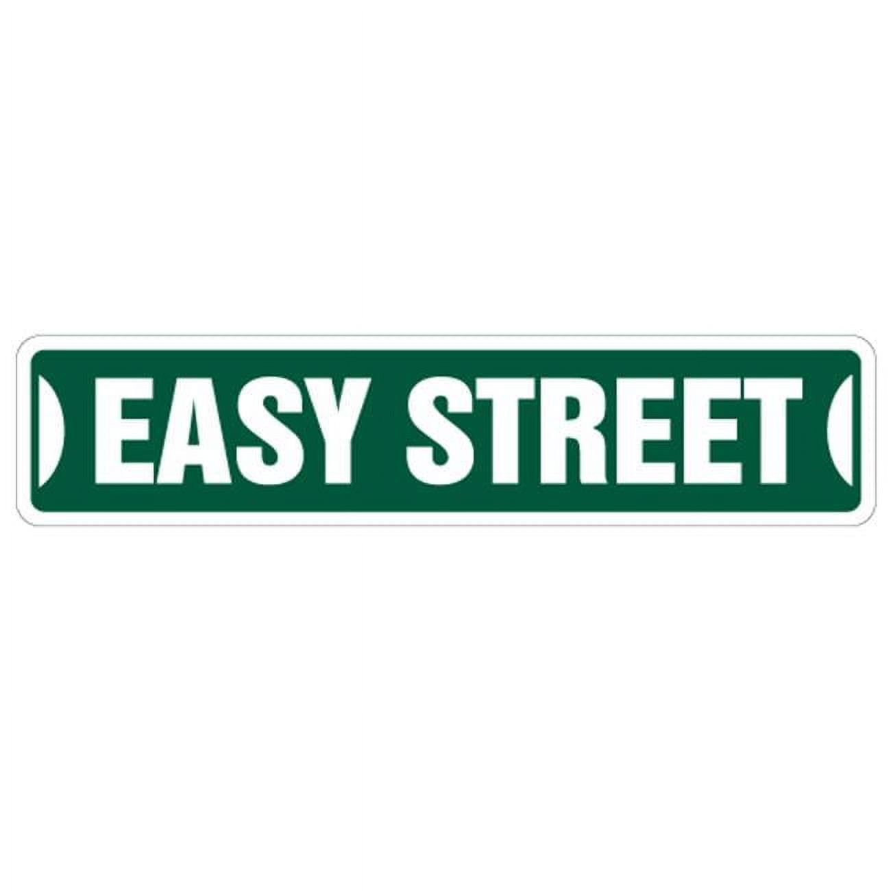 SignMission SS-Easy Street 4 x 18 in. Easy Street Sign - Walmart.com