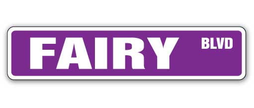 SignMission SS-Fairy 4 x 18 in. Fairy Street Sign - Fairies Magic ...