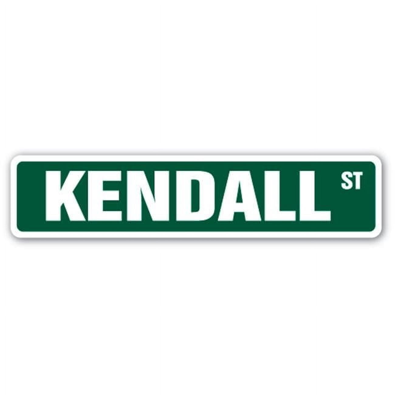 SignMission SS-KENDALL 4 x 18 in. Kendall Street Sign - Walmart.com