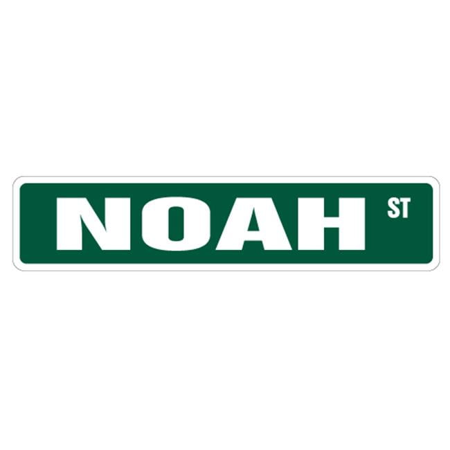 SignMission SS-Noah 4 x 18 in. Noah Street Sign - Walmart.com