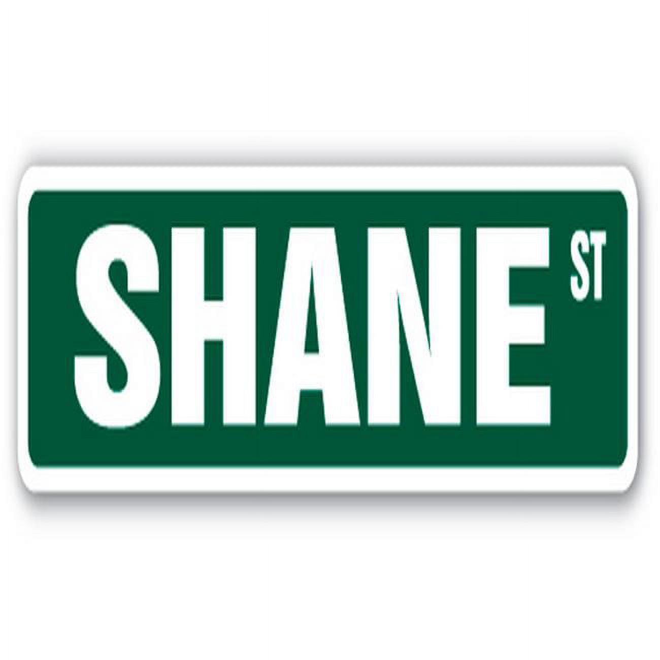 SignMission SS-SHANE 4 x 18 in. Childrens Name Room Decal Street Sign ...
