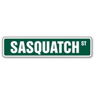 Funny Sasquatch Crossing Novelty Metal Sign Bigfoot Xing Man Cave Home ...