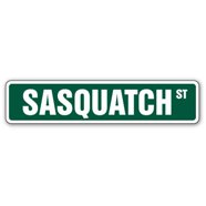 Funny Sasquatch Crossing Novelty Metal Sign Bigfoot Xing Man Cave Home ...