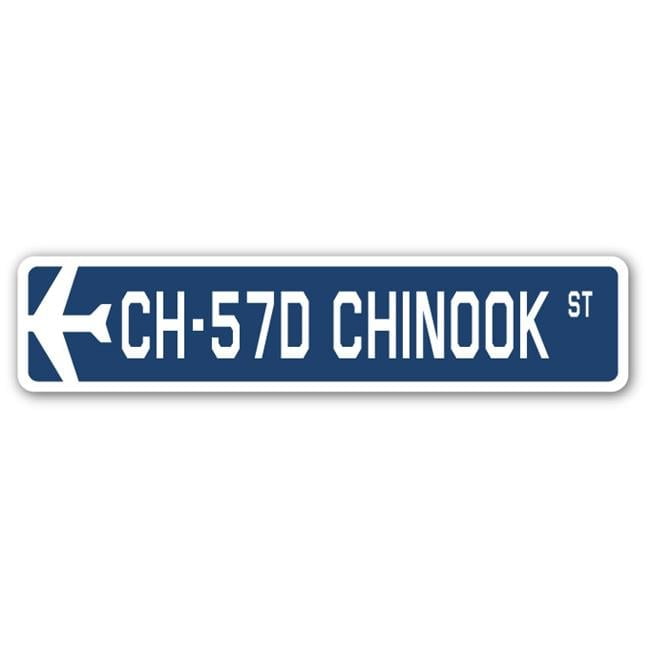 CH-57D Chinook Street Sign Air Force Aircraft Military | Indoor/Outdoor ...
