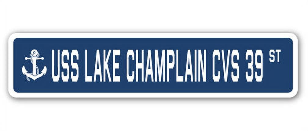 SignMission SSN-624-Lake Champlain Cvs 39 6 x 24 in. USS Lake Champlain ...