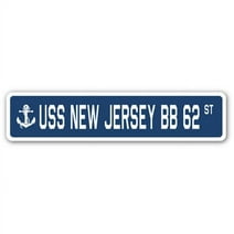 6 x 24 in. A-16 Street Sign - USS Chicago CG 11 - Walmart.com