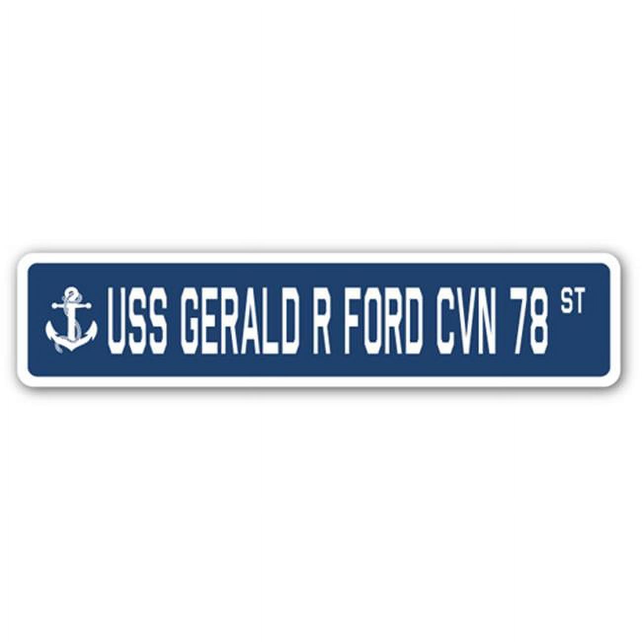 6 x 24 in. USS Enterprise CVN 65 Street Sign - Walmart.com