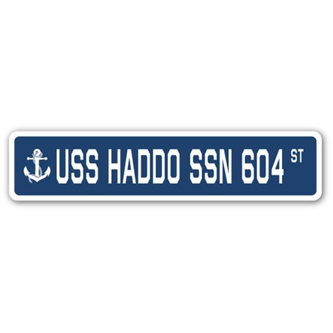 SignMission SSN-Haddo Ssn 604 4 x 18 in. A-16 Street Sign - USS Haddo ... SignMission SSN-Haddo Ssn 604 4 x 18 in. A-16 Street Sign - USS Haddo ...
