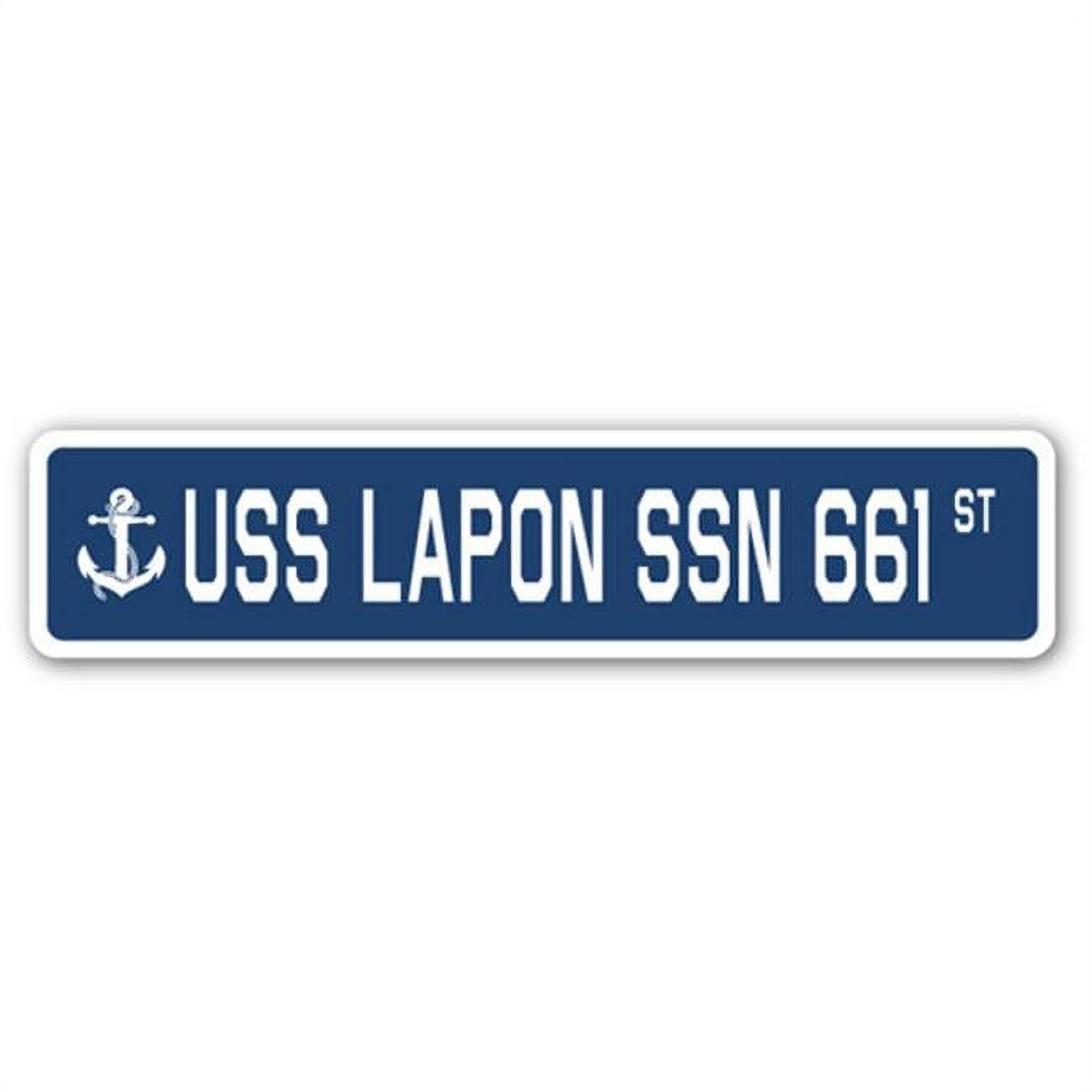 USS LAPON SSN 661 Street Sign us navy ship veteran sailor gift ...