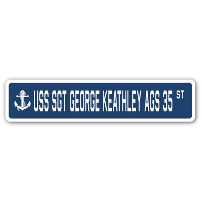 SignMission SSN-Sgt George Keathley Ags 4 x 18 in. A-16 Street Sign ...