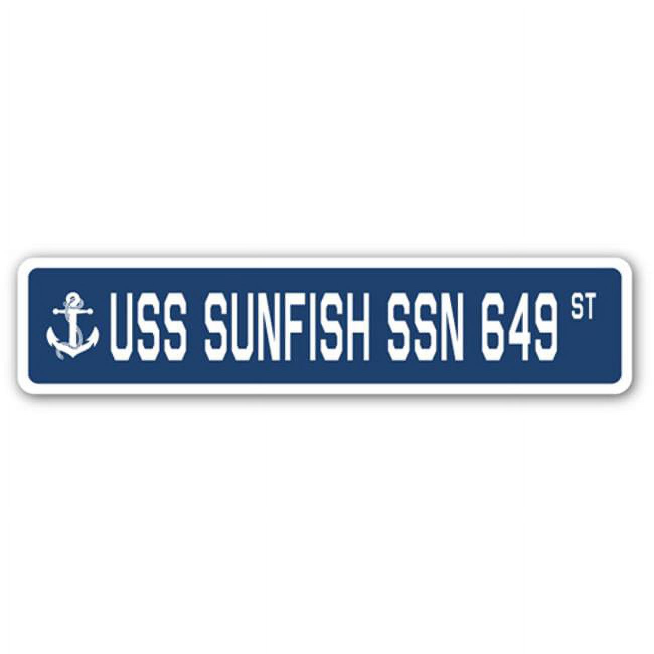 USS SUNFISH SSN 649 Street Sign us navy ship veteran sailor gift ...