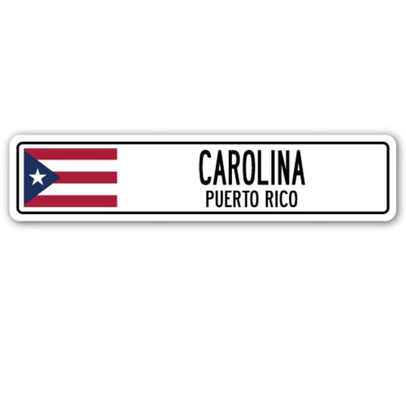 SignMission Street Sign - Carolina, Puerto Rico - Walmart Business Supplies