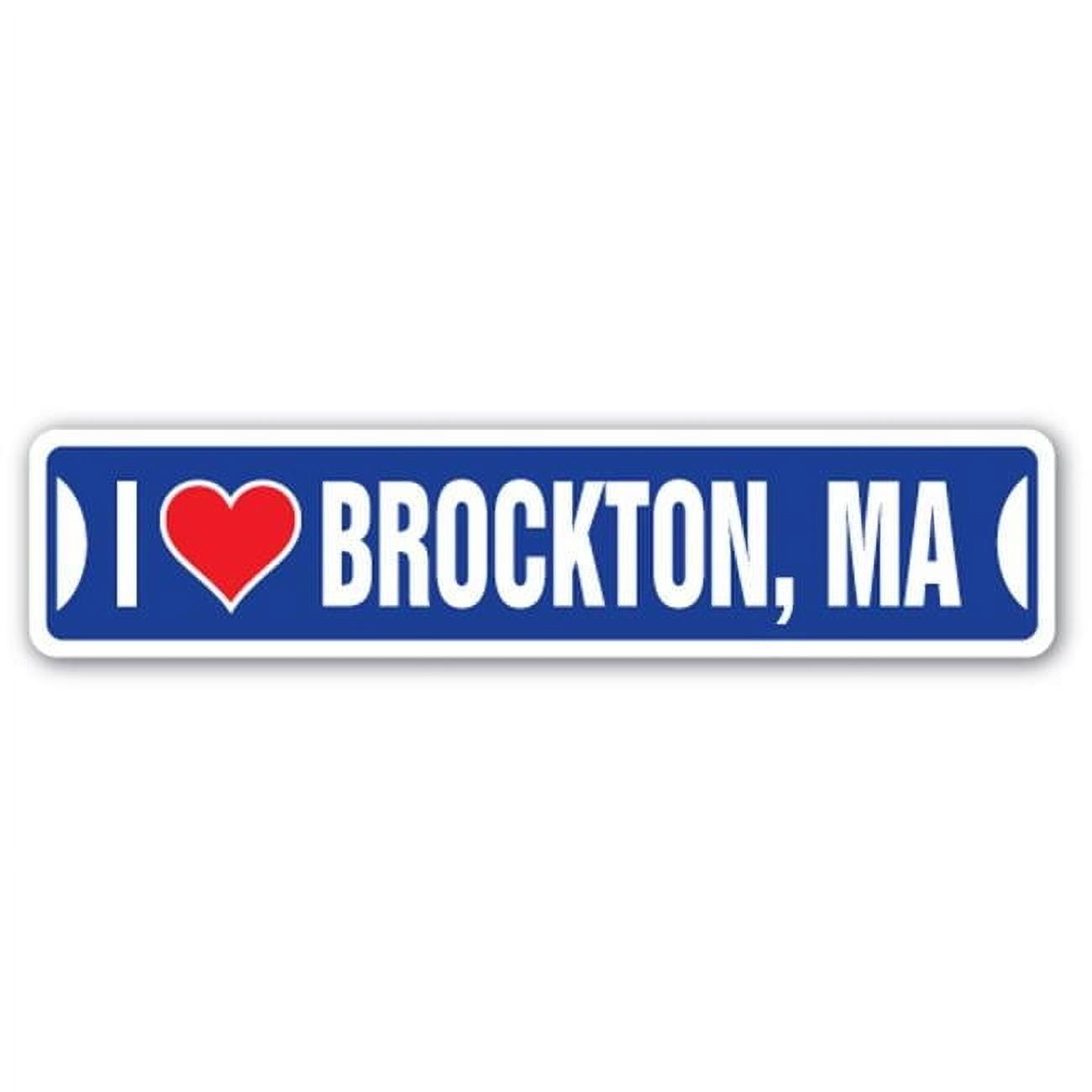 SignMission SSIL-Brockton Ma Street Sign - I Love Brockton ...