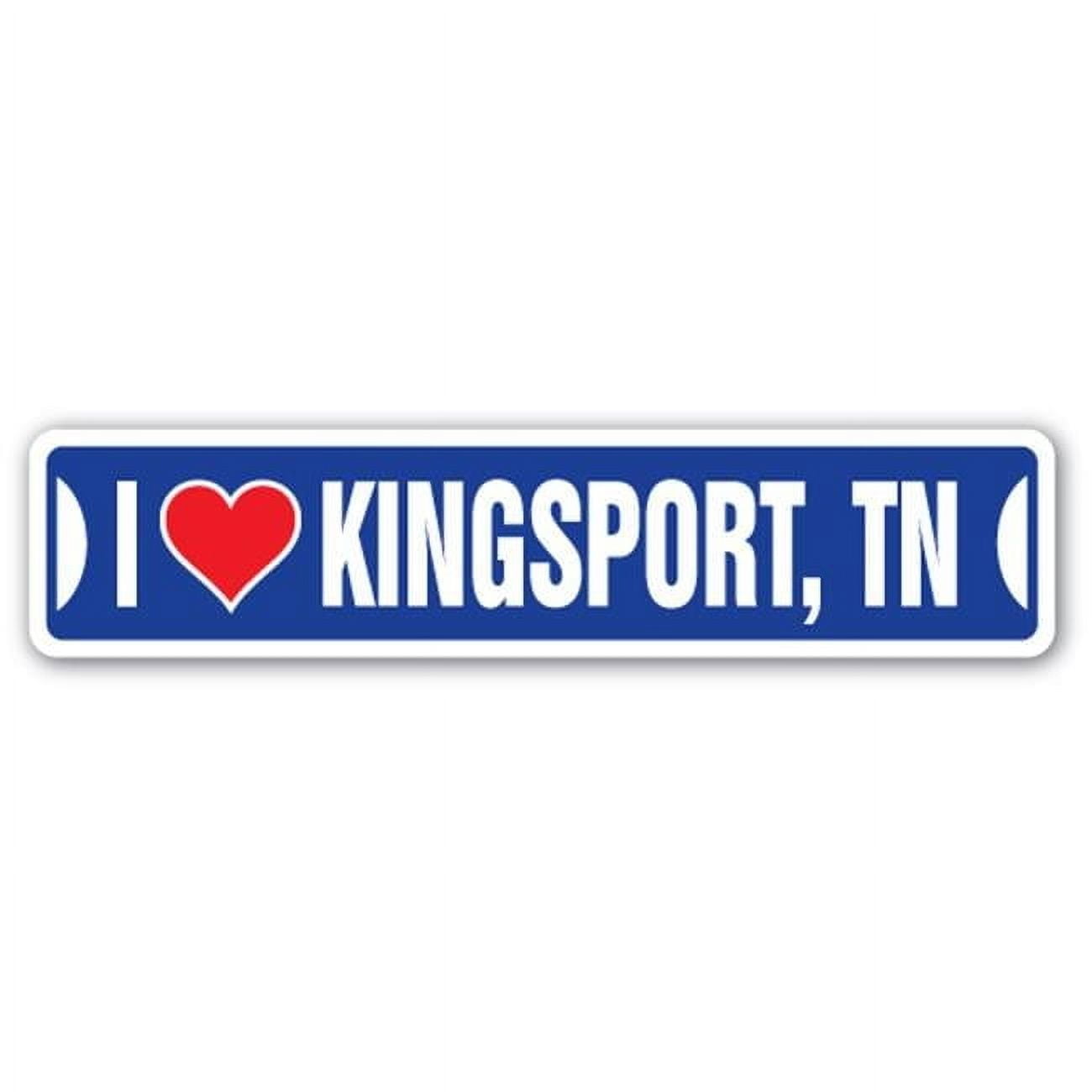 SignMission SSIL-Kingsport Tn Street Sign - I Love Kingsport, Tennessee ...