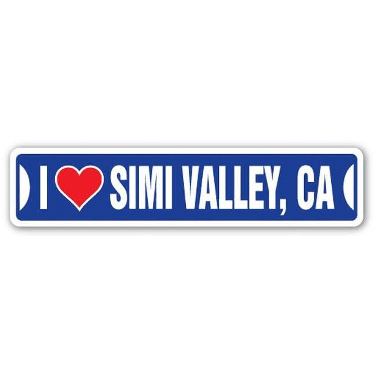 SignMission Street Sign - I Love Simi Valley, California - Walmart.com