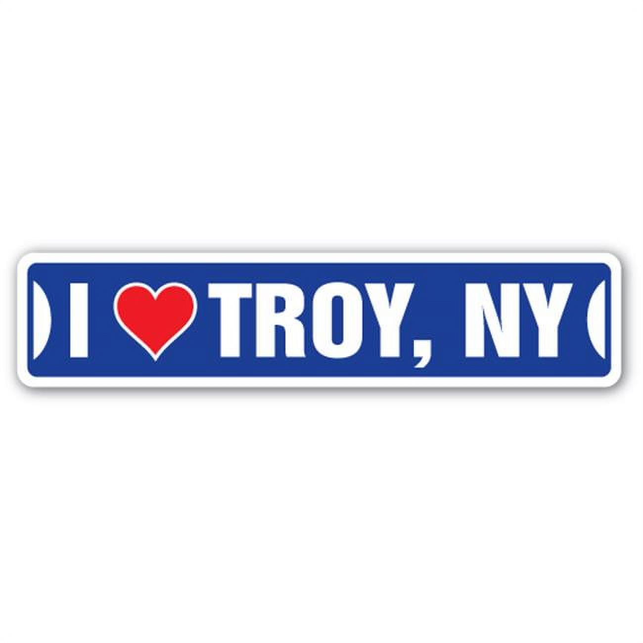 SignMission Street Sign - I Love Troy, New York - Walmart.com