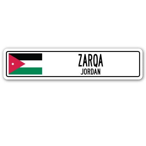 SignMission SSC-Zarqa Jo Street Sign - Zarqa, Jordan - Walmart.com