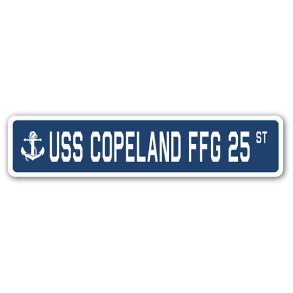 SignMission SSN-624-Copeland Ffg 25 USS Copeland FFG 25 Street Sign ...