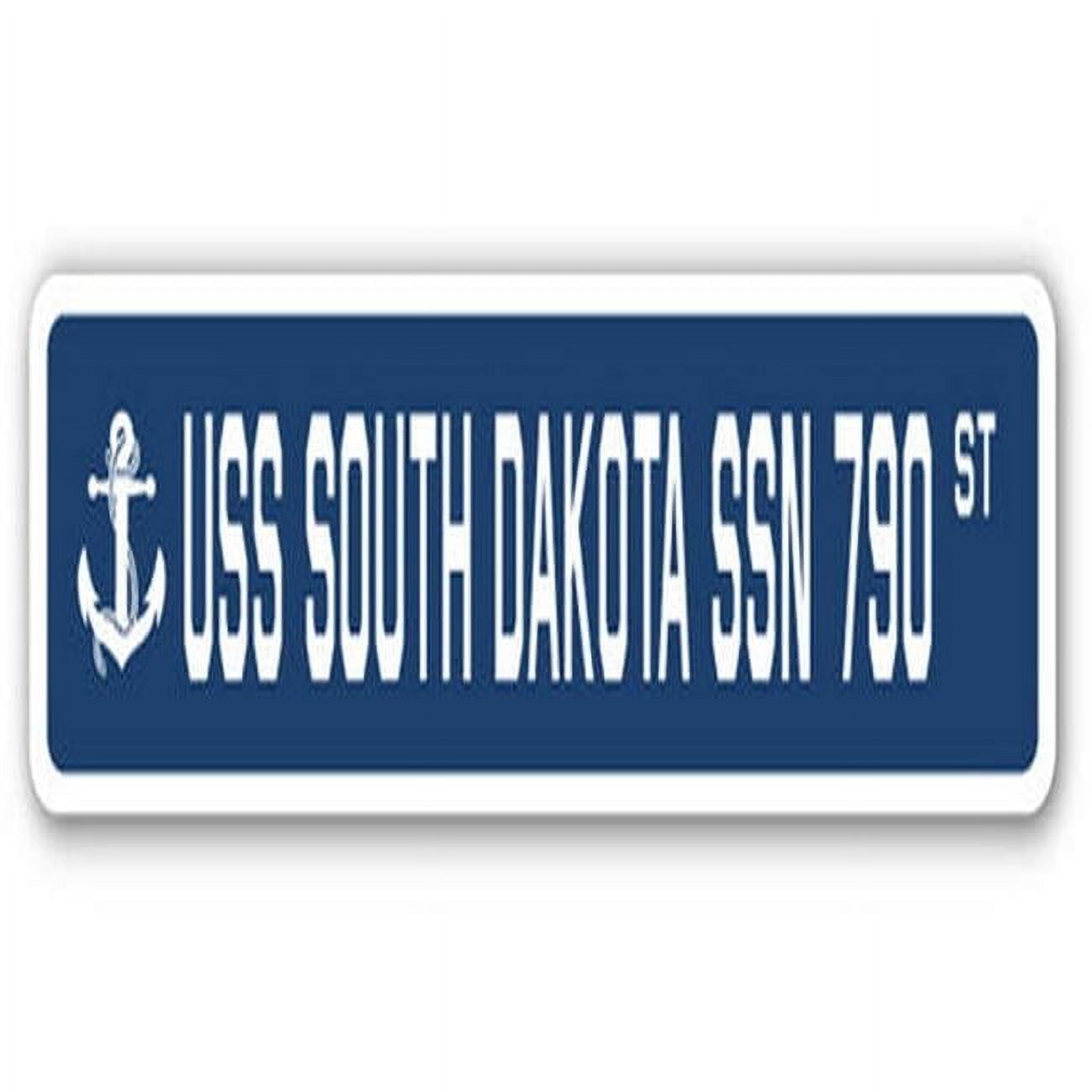 USS SOUTH DAKOTA SSN 790 Street Sign us navy ship veteran sailor gift ...