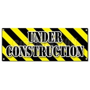 Construction Flag Sign
