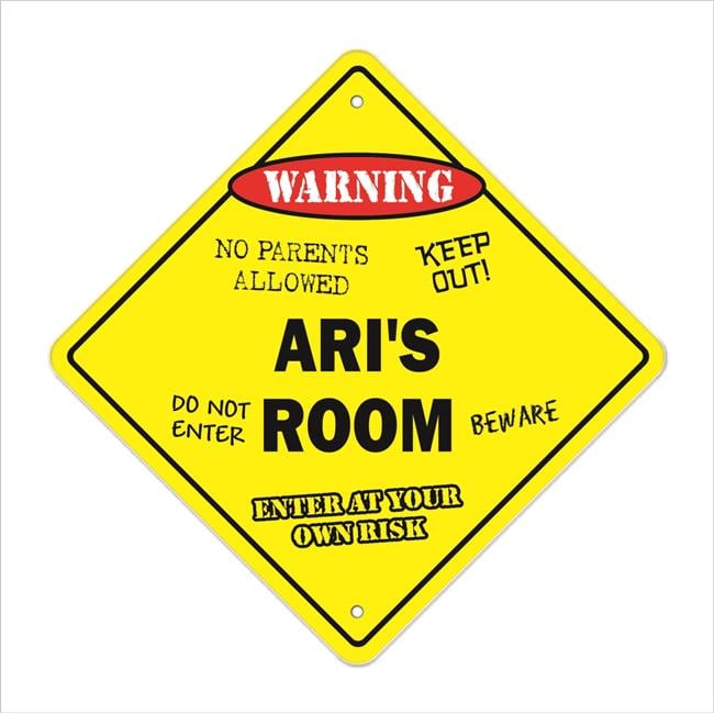 SignMission X-Aris Room 12 x 12 in. Crossing Zone Xing Room Sign - Aris ...