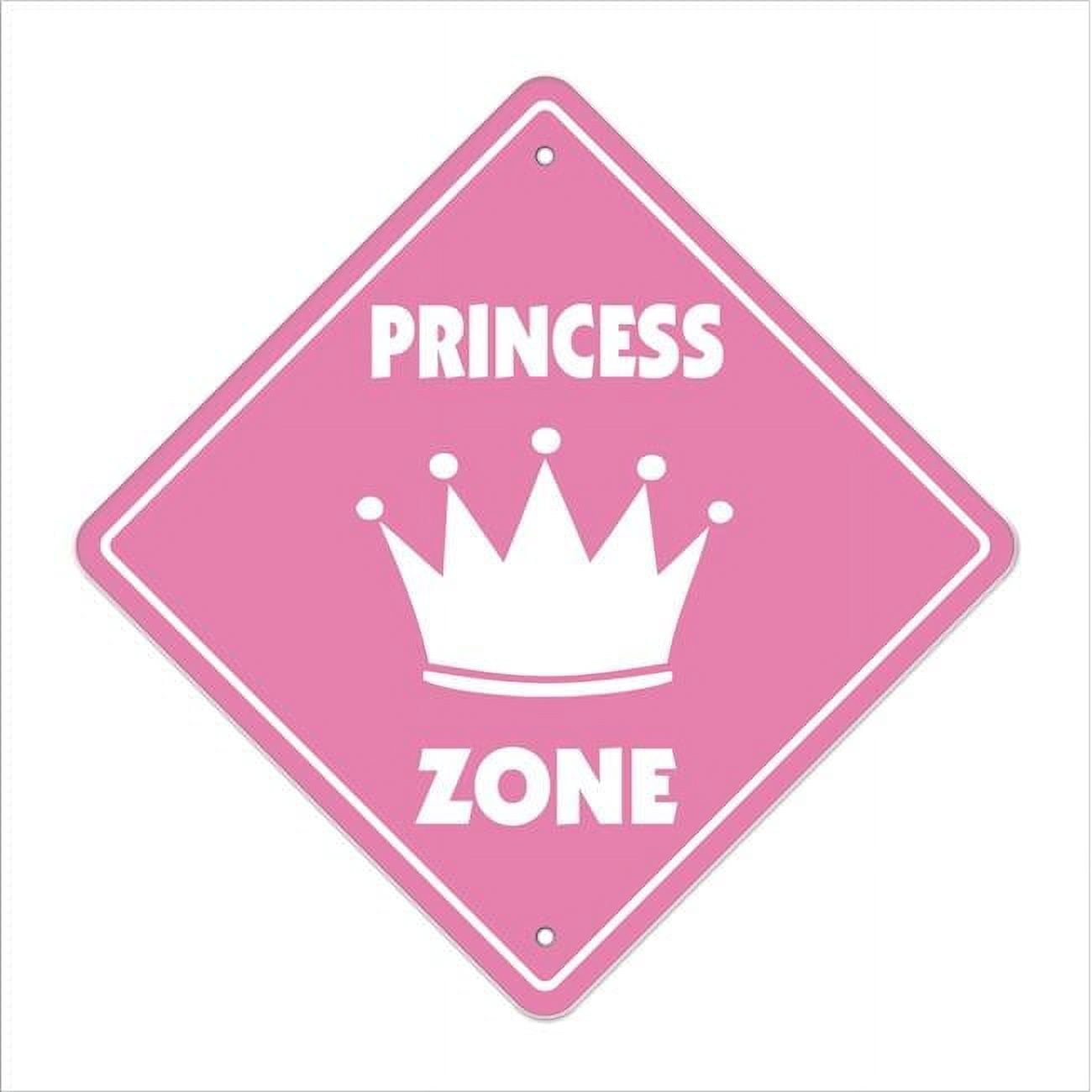 SignMission X-PRINCESS 12 x 12 in. Zone Xing Crossing Sign - Princess ...