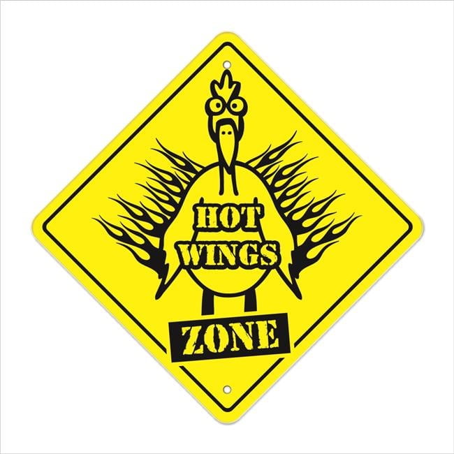 SignMission X-Wings 12 x 12 in. Wings Crossing Zone Xing Sign - Walmart.com