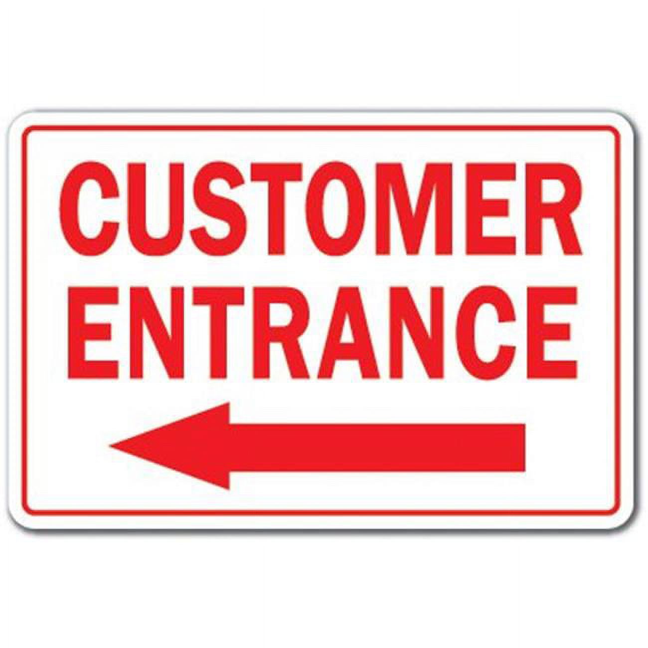 Entrance Around Corner Sign - Walmart.com