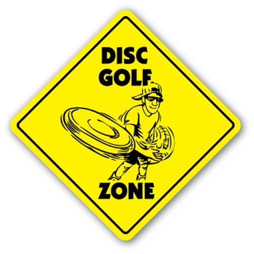 SignMission Z-1014-Disk Golf Disc Golf Zone Sign - Walmart.com