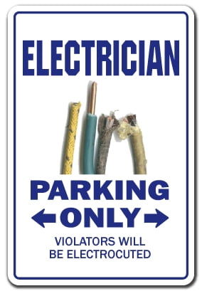 SignMission Z-1014-Electrician 12 x 8 in. Electrician Novelty Sign ...