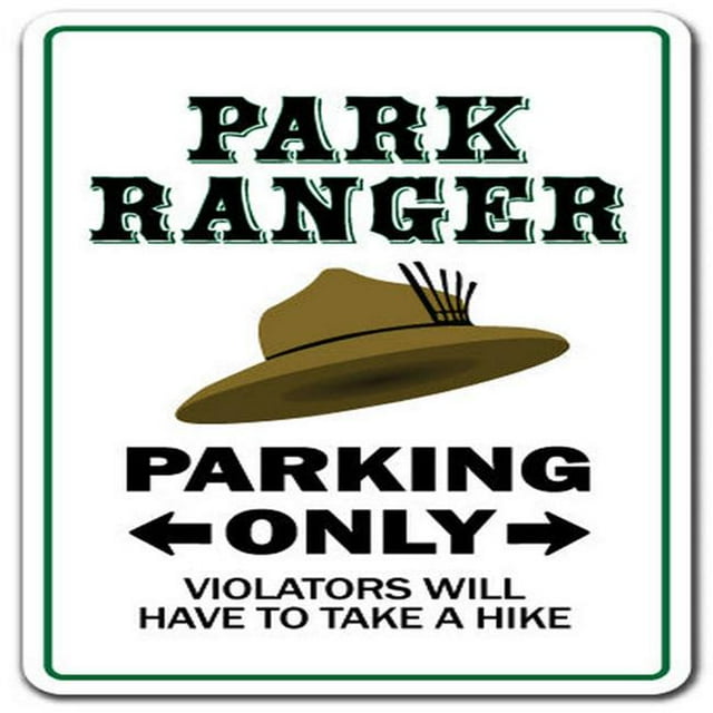 SignMission 14 in. Park Ranger Sign - Forest Wildlife Environment Woods ...