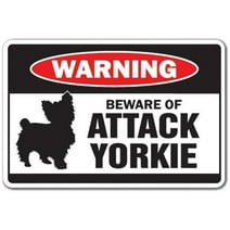 Warning Beware of Attack Pig Sign - Walmart.com