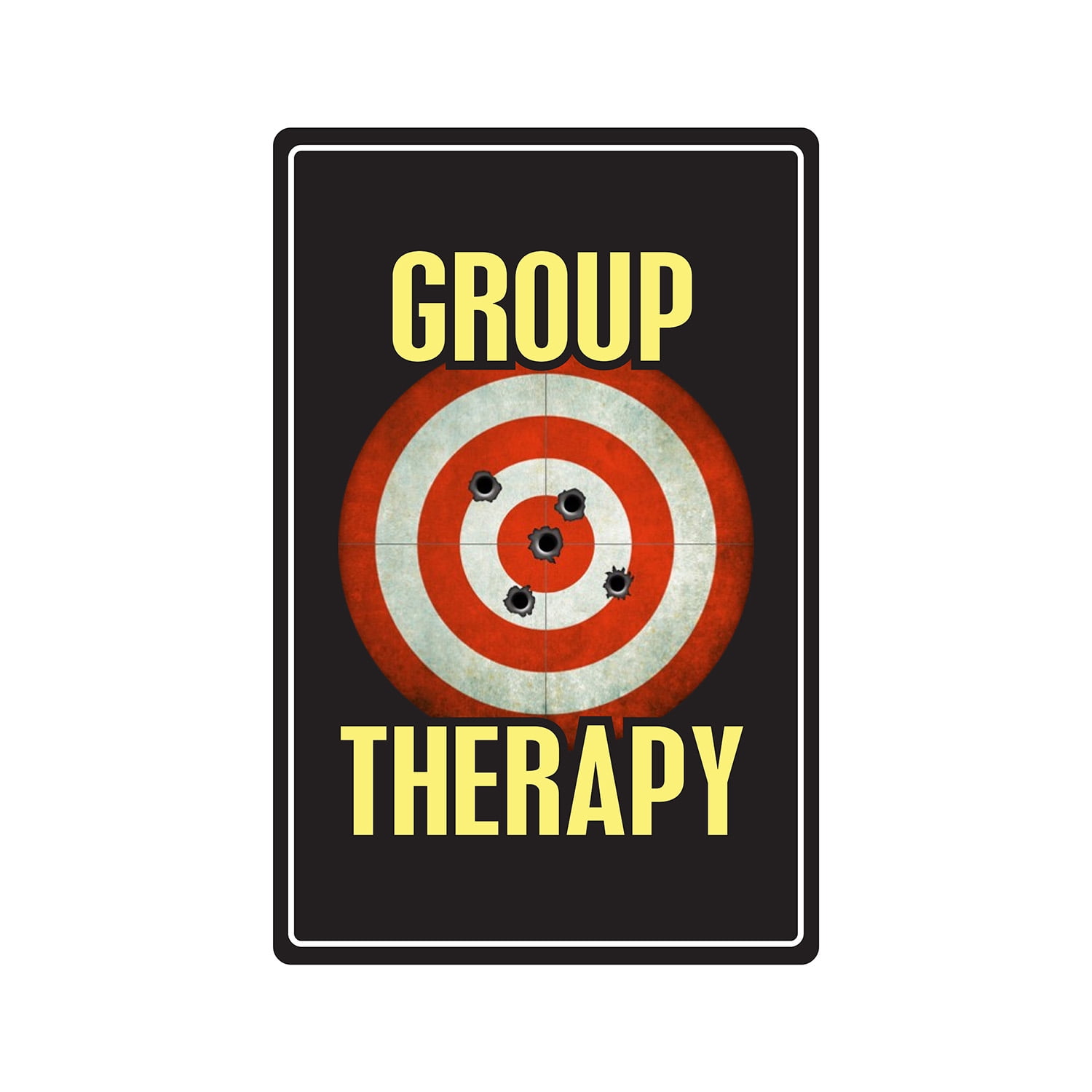 SignMission Z-A-Group Therapy 7 x 10 in. Group Therapy Aluminum Sign ...