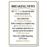 Breaking News Decal | Indoor/Outdoor | 12" Tall - Walmart.com
