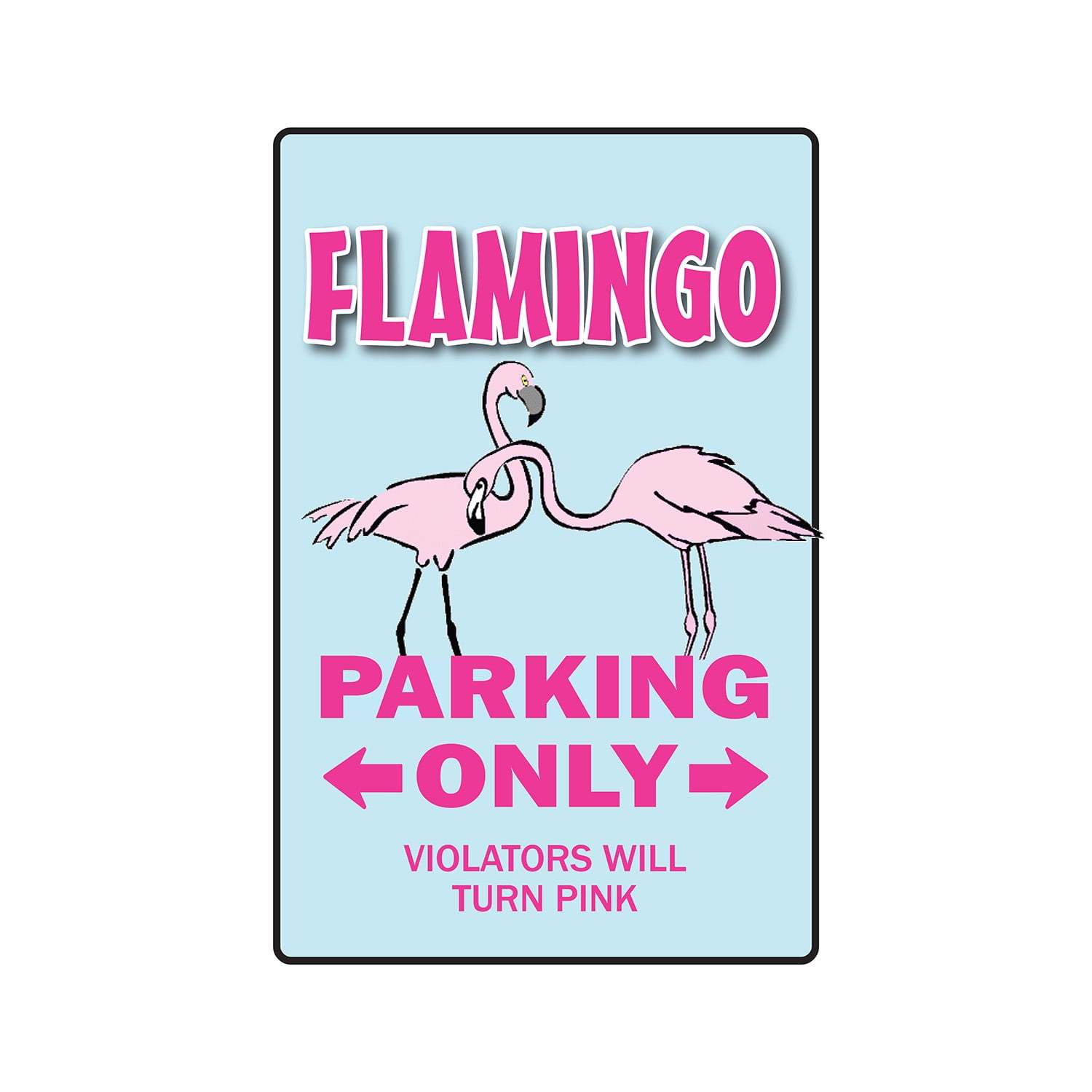FLAMINGO Sign parking lover animal bird lover pink lawn | Indoor ...