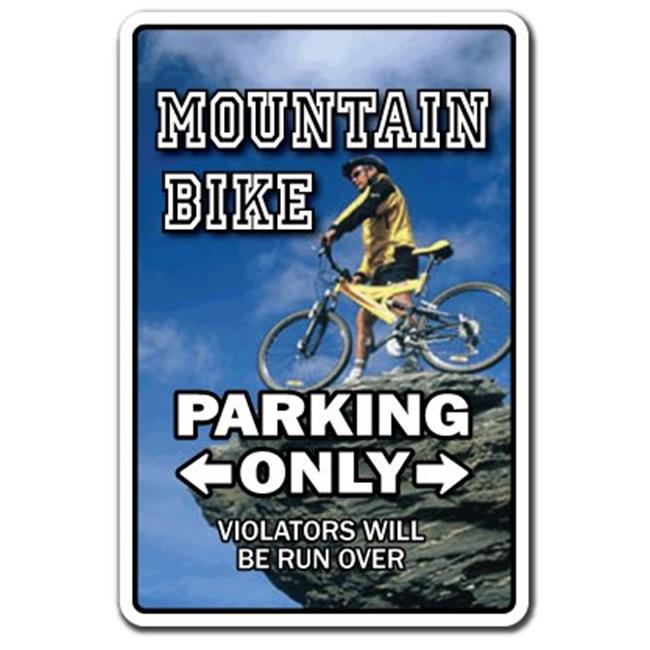 SignMission Z-Mountain 12 x 8 in. Mountain Bike Sign - Walmart.com