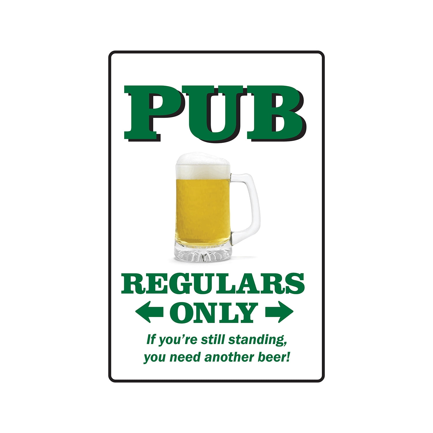 SignMission Z-Pub 8 x 12 in. Pub Sign Parking Signs - Bar Lounge ...