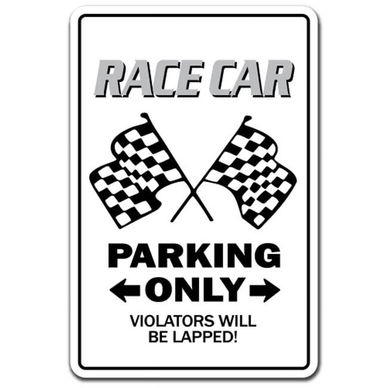 SignMission Z-Race Car 8 x 12 in. Race Car Sign - Walmart.com