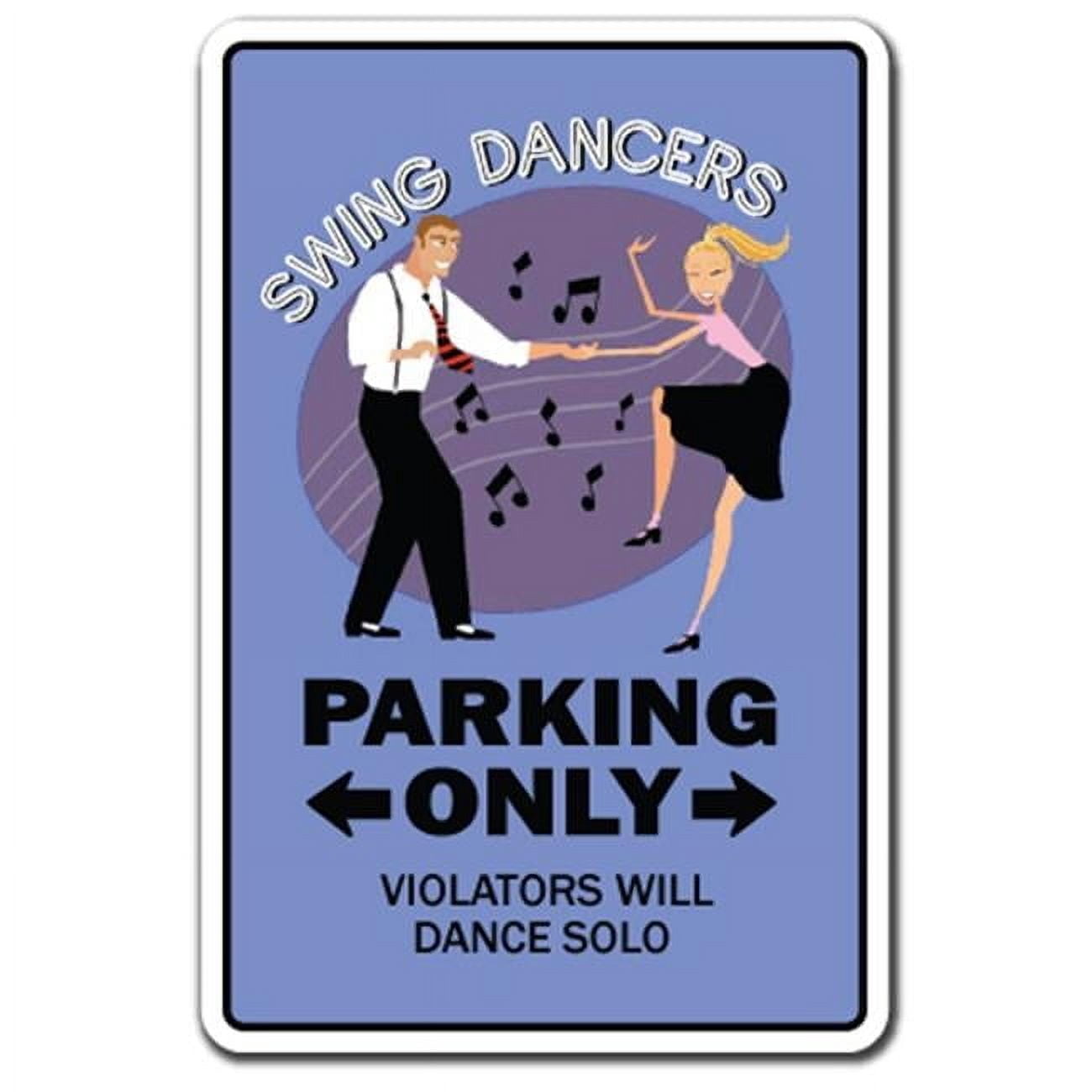 SignMission Z-Swingdancers 12 x 8 in. Swing Dancers Sign - Walmart.com